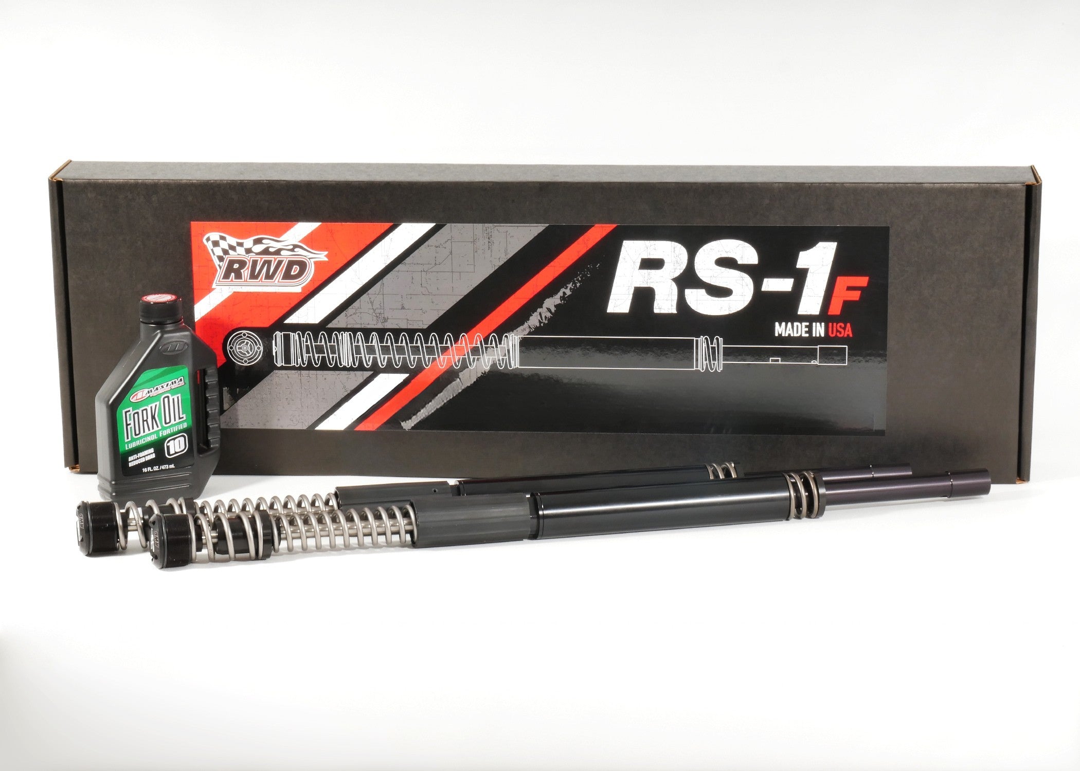 Dyna Front Suspension for Harley Davidson Motorcycles from RWD V-Twin