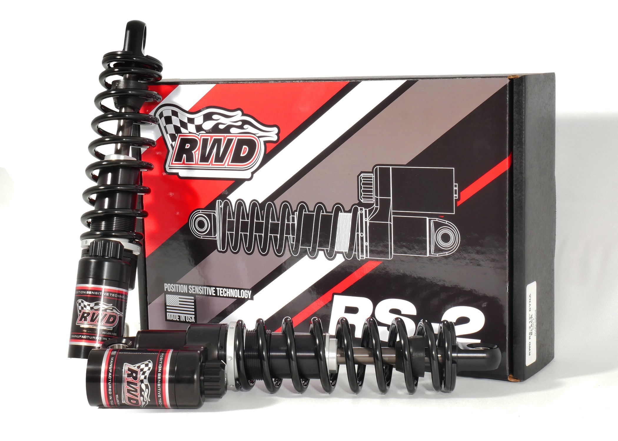 RWD RS-2 Rear Shocks for 1999–2025 Harley Touring Models | RWD V-Twin